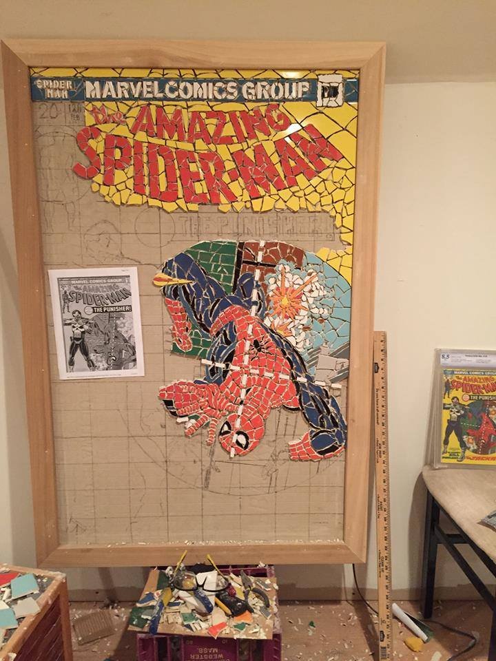 WIN Tile Mosaic Spider-Man #789 Variant - Trending Pop Culture