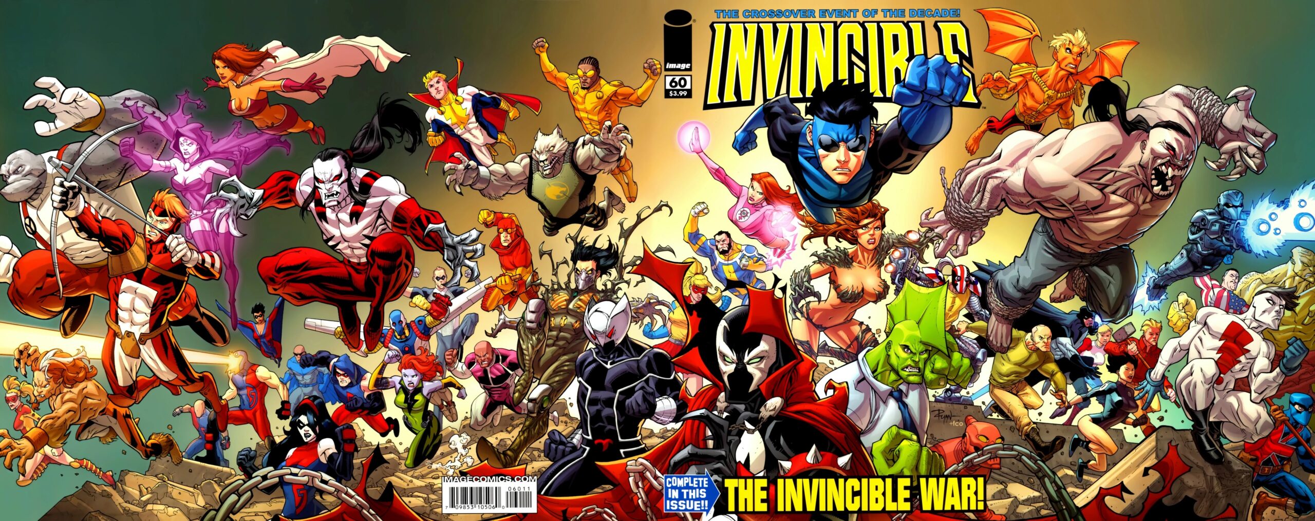 Invincible #60 2009 The Invincible War Image Universe crossover ...