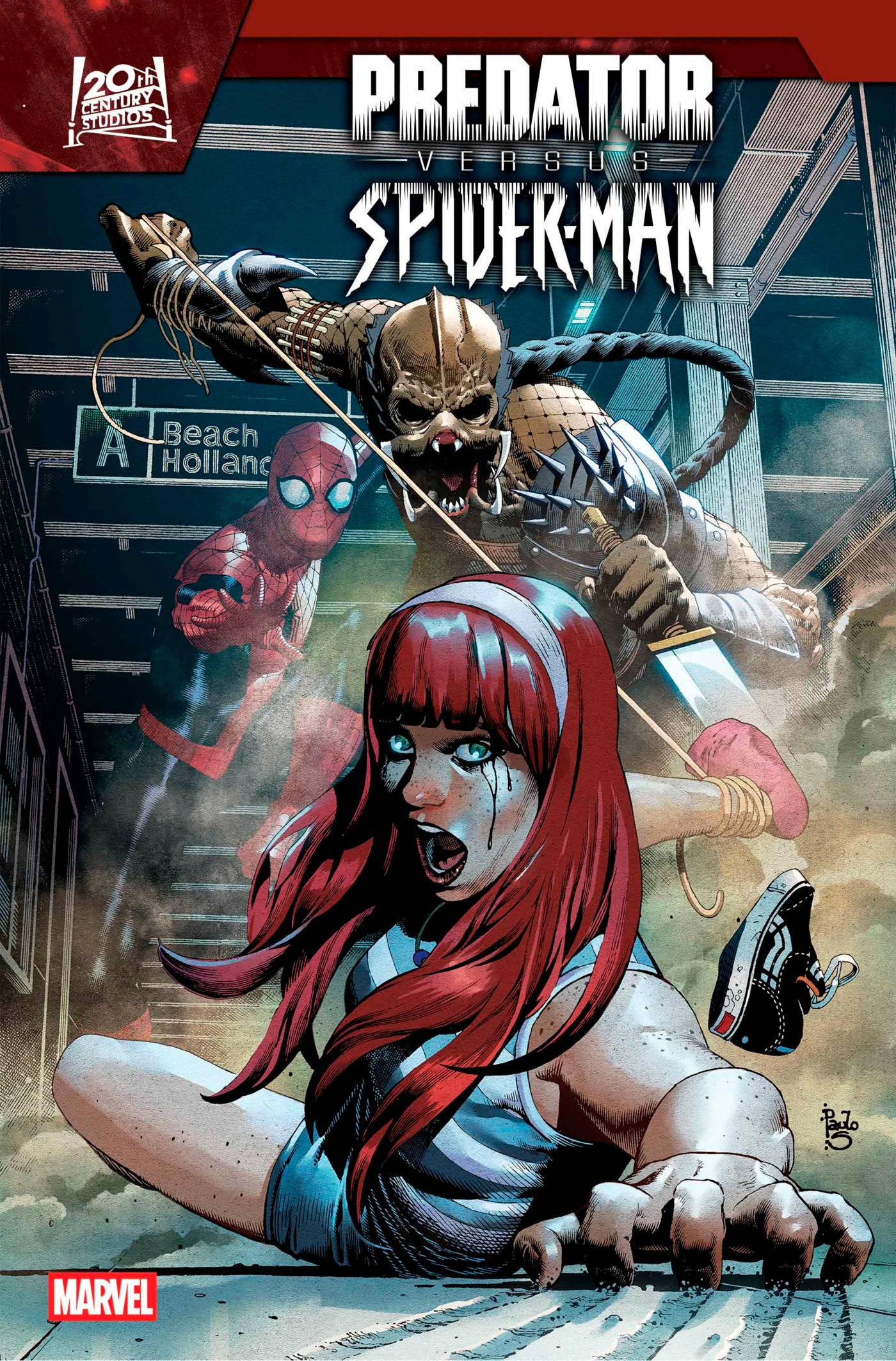 Cover Gem of the Week Predator vs. Spider-Man #2 Paulo Siqueira